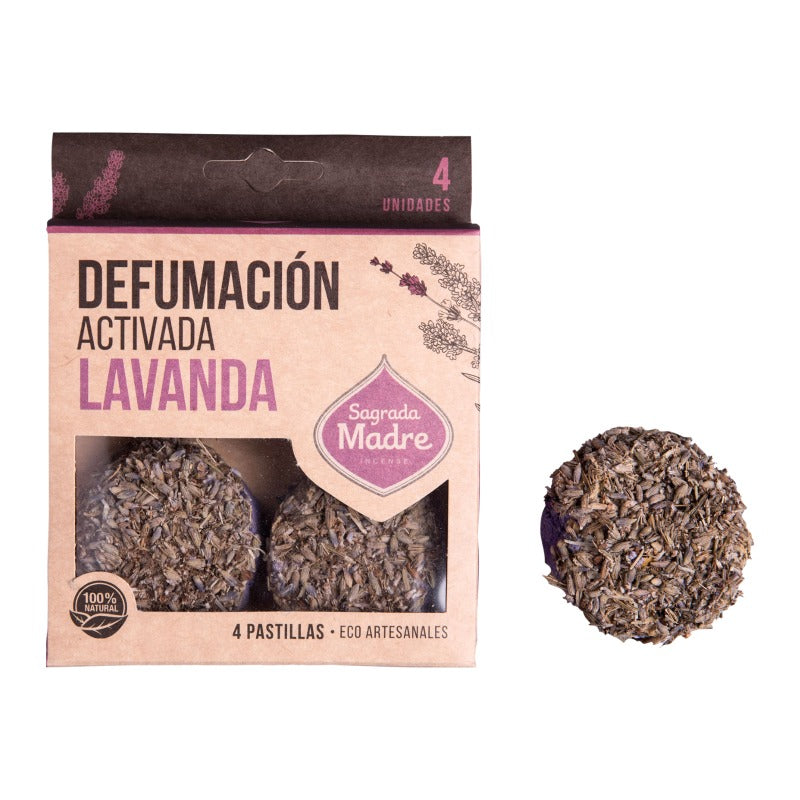Pastilla defumación activada Lavanda - SAGRADA MADRE – UGARIA